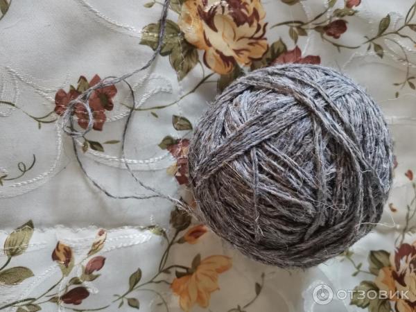 Отзыв о Пряжа Рассказовская МЕРИНОС | У меня "Полугрубая" пряжа.