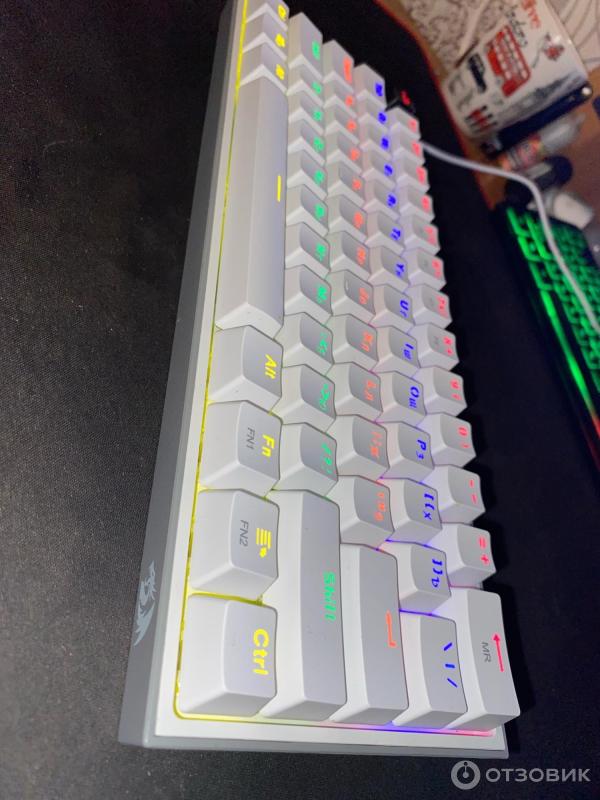 Отзыв о Механическая клавиатура Reddragon FIZZ RAINBOW K617-R ...