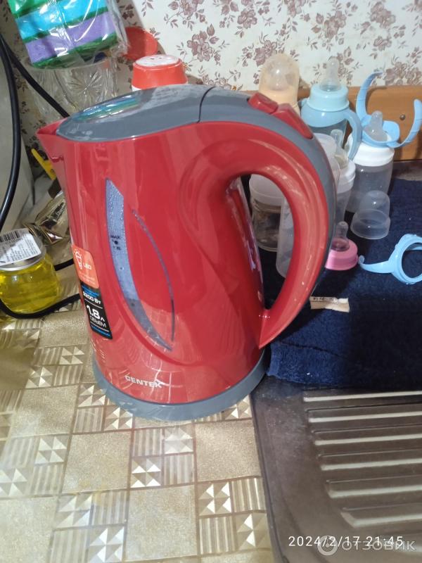 Отзыв о Электрический чайник Gentek ct-0044 red | Приходите на чай