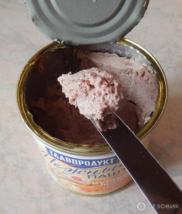 Отзыв о Паштет Главпродукт "Нежный" печеночный с куриной печенью ...