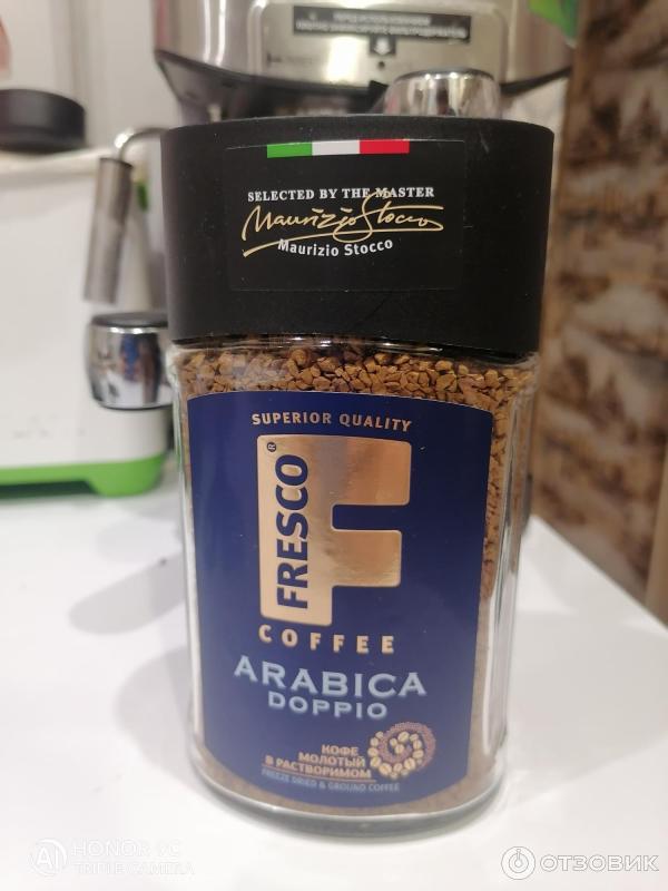 Отзыв о Кофе растворимый с добавлением молотого Fresco doppio arabica ...