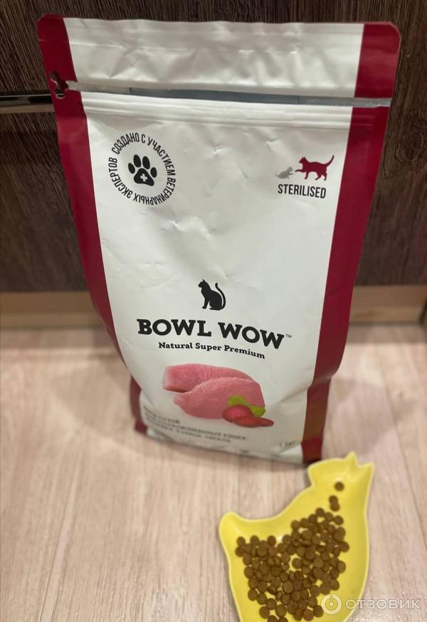 Отзыв о Сухой корм для стерилизованных кошек Bowl wow с индейкой и свеклой | Отличная диета для ...