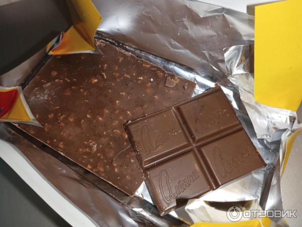 Отзыв о Молочный шоколад Аленка с фундуком и изюмом | Орешков и изюма ...