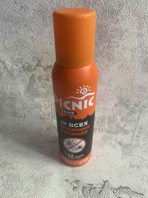 Отзыв о Спрей от летающих насекомых и клещей Picnic Extreme | Высшая ...