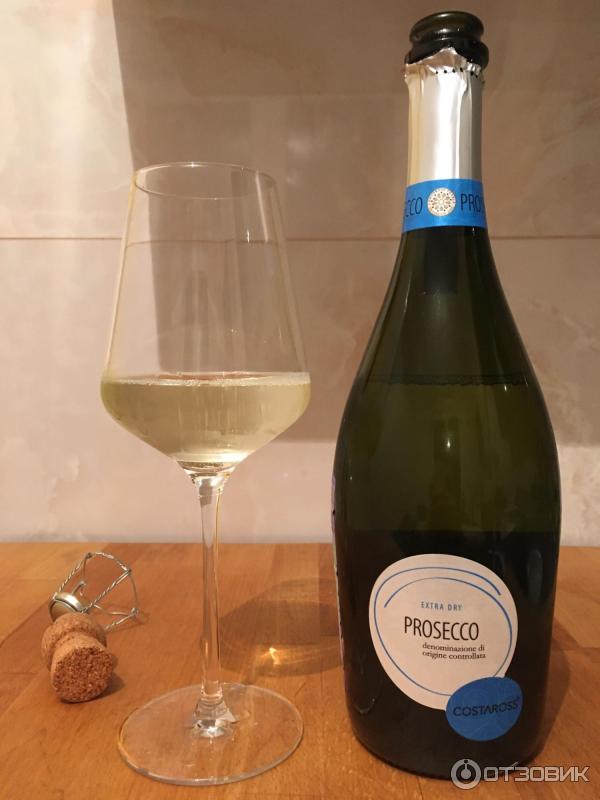 Отзыв о Вино игристое белое Costaross Prosecco Extra Dry DOC | урожай ...