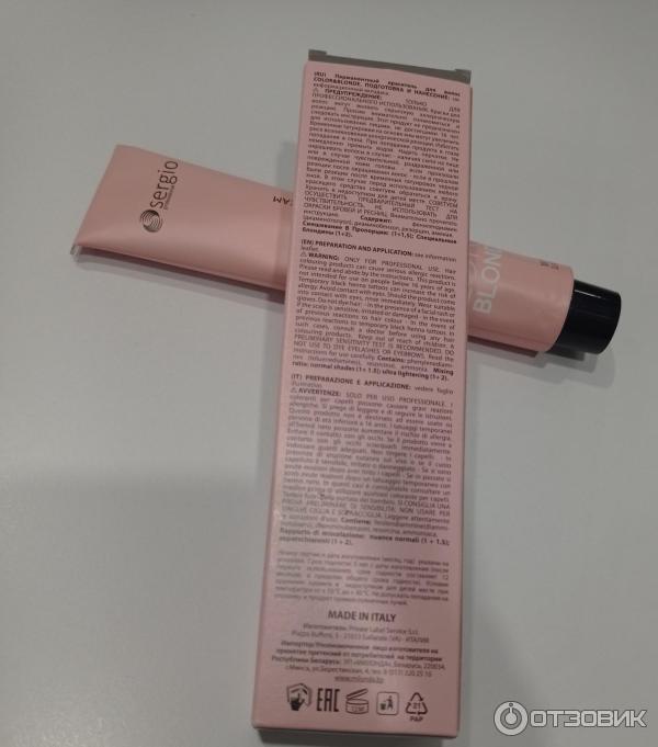 Отзыв о Краска для волос Sergio Professional Color & Blond | Находка ...