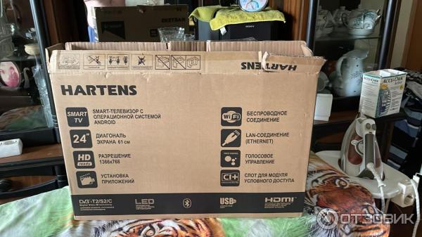 Отзыв о Телевизор Hartens HTY-24H06W-VZ 24 HD | Красивый дизайн, привлекательные цена и ...