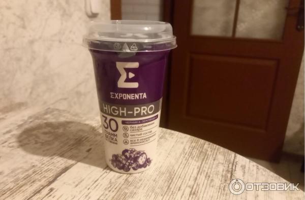 Отзыв о Напиток кисломолочный Exponenta High-pro | 30 грамм белка в стакане