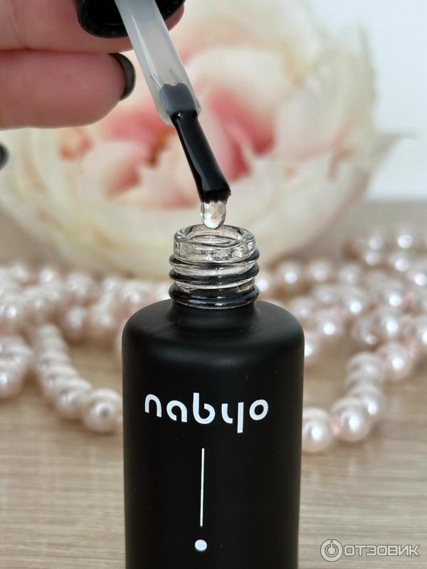 Отзыв о Топ для гель-лака Nabyo без липкого слоя | Топ с идеальной консистенцией для тонкого и ...