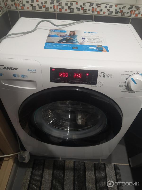 Отзыв о Стиральная машина Candy CSS 437 TWMB / 2-07 | Нормальная,недорогая стиральная машина