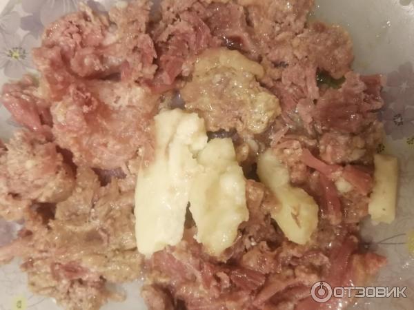 Отзыв о Консервы мясные Селятино "Говядина рубленая" | Средние по ...