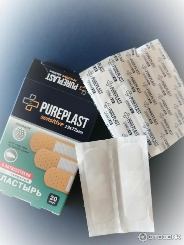 Отзыв о Пластырь Pureplast на полимерной основе с антисептиком ...