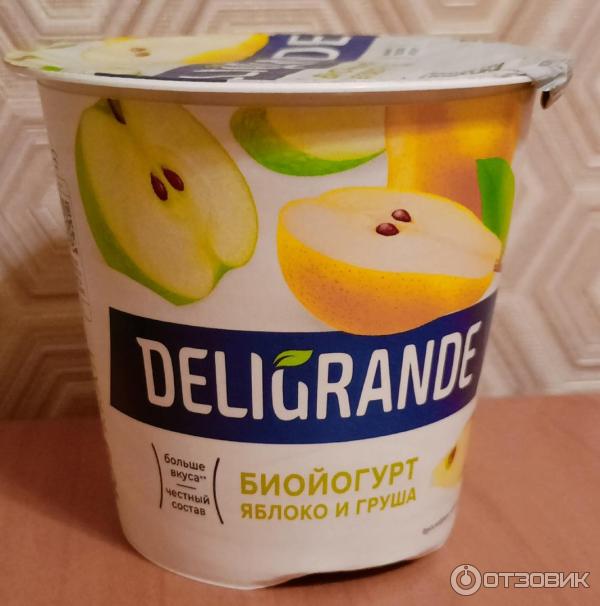 Отзыв о Биойогурт DeliuRande "Яблоко-груша" | Хорош для перекуса