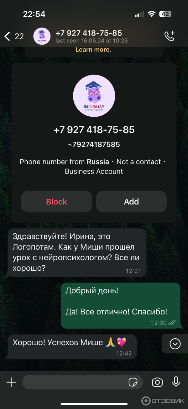 Отзыв о Logopotam.ru - онлайн-логопеды | Педагогами очень довольны