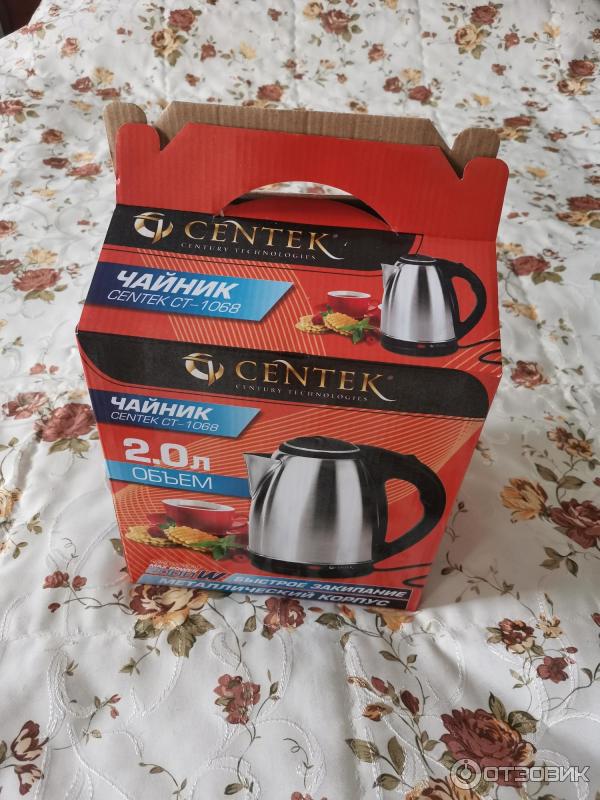 Отзыв о Электрический чайник Centek CT-1068 | Временный вариант.