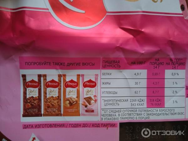 Отзыв о Шоколад Россия Щедрая душа "Дуэт в клубничном" | Вкусный ...