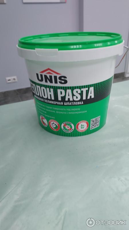 Отзыв о Полимерная шпатлевка Unis ТЕПЛОН Pasta Получил ровную