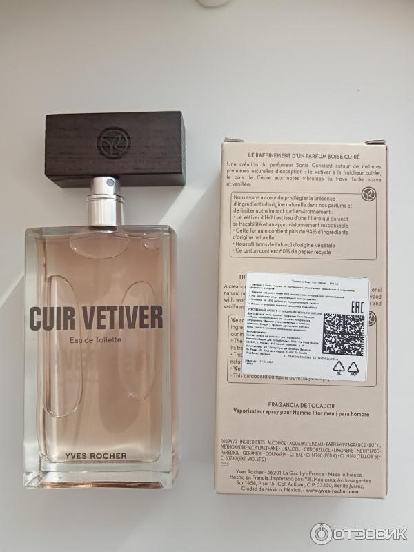Отзыв о Мужская туалетная вода Yves Rocher "Cuir Vetiver" | Чувственный ...