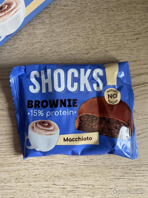 Отзыв о Протеиновые печенье FitnesShock Shocks brawnie | Очень и очень ...