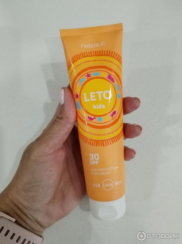 Отзыв о Крем солнцезащитный для детей Faberlic Leto SPF 30 | Отличная защита для нежной детской ...