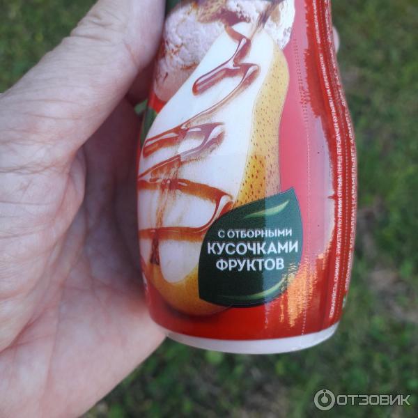 Отзыв о Йогурт фруктовый со вкусом Груша в карамели с пломбиром АО