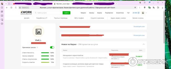 Отзыв о Kwork.ru - маркетплейс фриланс-услуг | Kwork.ru личный опыт, плюсы и минусы.