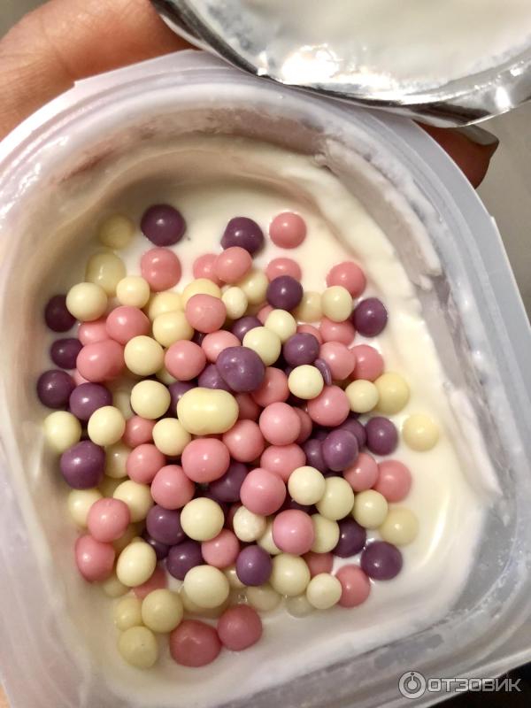 Отзыв о Йогурт Danone "Даниссимо" с шариками с ягодным вкусом | К нему ...