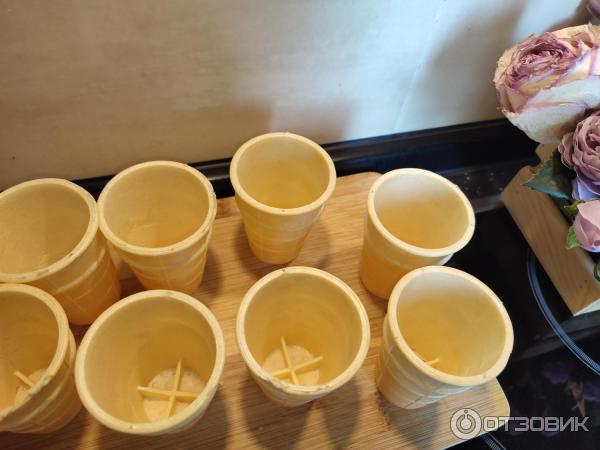 Отзыв о Вафельный стаканчик Кондимир с усиленным дном без сахара ...