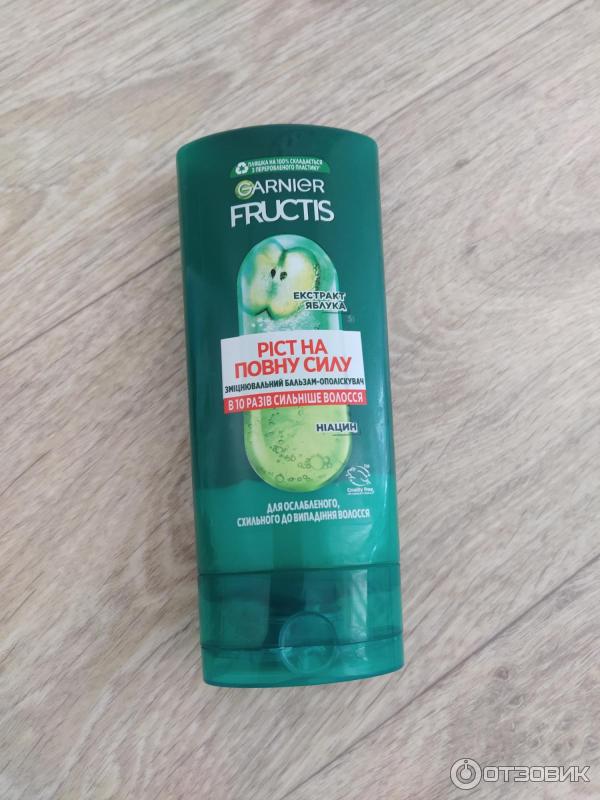 Отзыв о Укрепляющий бальзам-ополаскиватель Garnier Fructis "Рост во всю ...