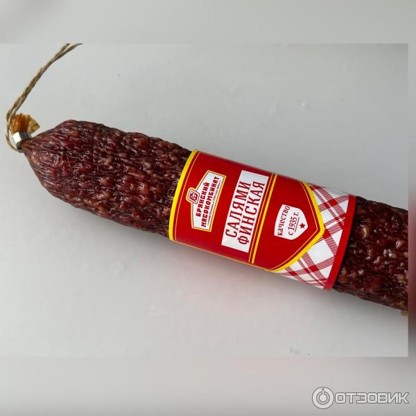 Отзыв о Колбаса сырокопченая Брянский мясокомбинат "Салями финская ...