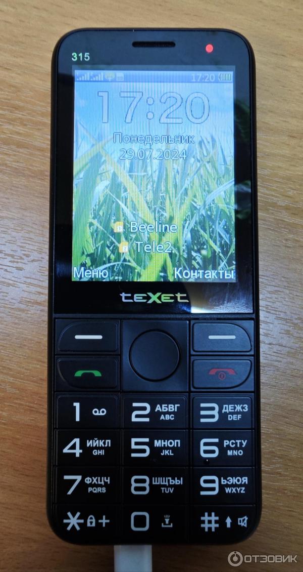 Отзыв о Кнопочный телефон TeXet TM-315 | Обычная, недорогая звонилка, со значительным минусом.