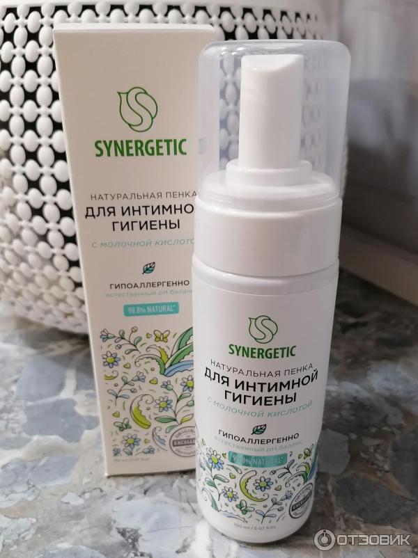 Отзыв о Натуральная пенка для интимной гигиены Synergetic с молочной кислотой | достойная пенка...