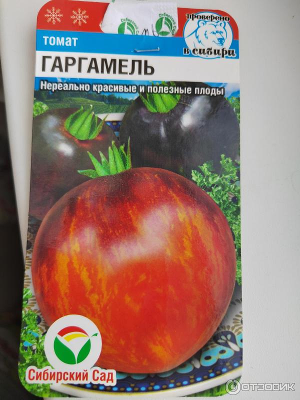 Отзыв о Семена томата Сибирский сад Гаргамель Из достоинств