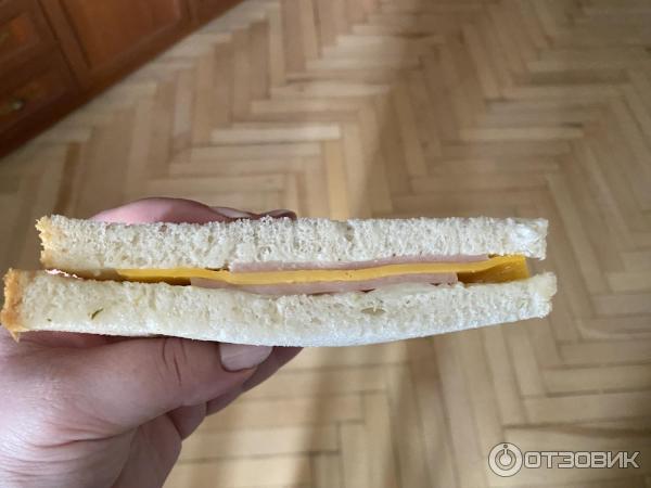 Отзыв о Сэндвич с ветчиной и сыром Пятерочка Кафе | Что-то с ним не так