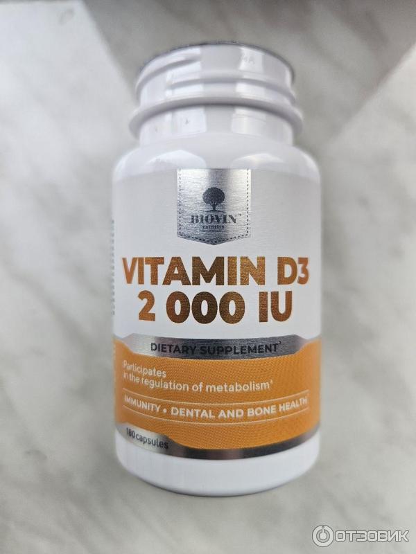 Отзыв о БАД Biovin vitamin d3 2000 IU | Витамин солнечного света
