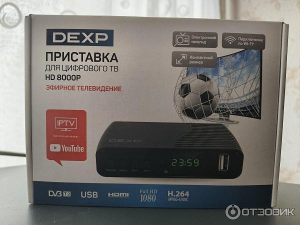 Отзыв о Приставка для цифрового ТВ Dexp HD 8000P | Даже на старых ...