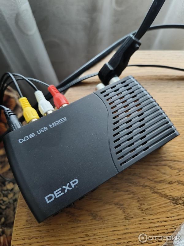 Отзыв о Приставка для цифрового ТВ Dexp HD 8000P | Даже на старых телевизорах работает
