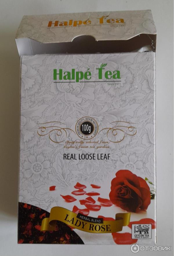 Отзыв о Чай черный Halpe Tea с лепестками роз | Вкусный чай с ...