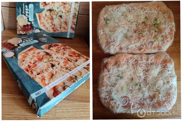 Отзыв о Пицца замороженная римская ВкусВилл с гребешком на розовом ...