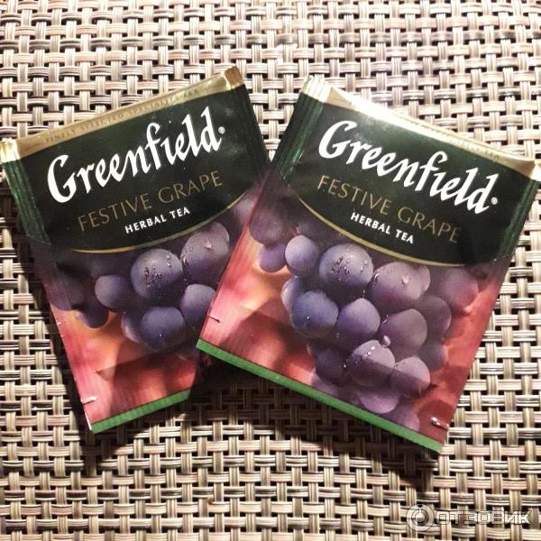 Отзыв о Травяной чай Greenfield Festive Grape | Как воспоминание об ...