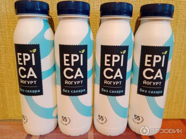 Отзыв о Йогурт питьевой "EPICA" без сахара | Надо же, какой хороший: и ...