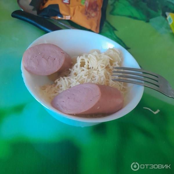 Отзыв о Сосиски Стародворье Молочные по-стародворски | На вкус неплохо.