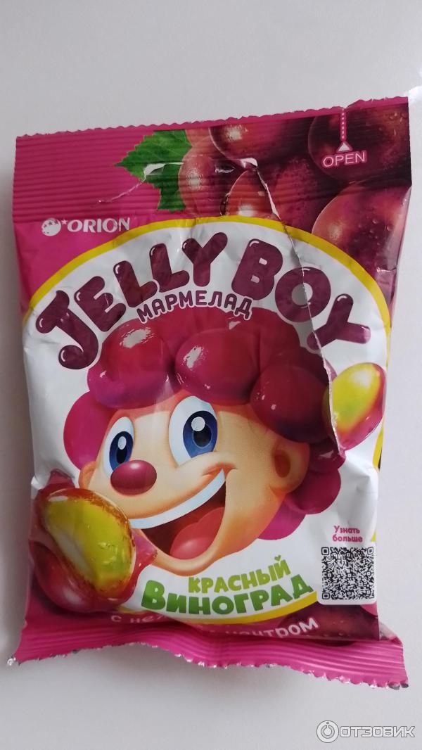 Отзыв о Жевательный мармелад со вкусом красного винограда Orion "Jelly ...