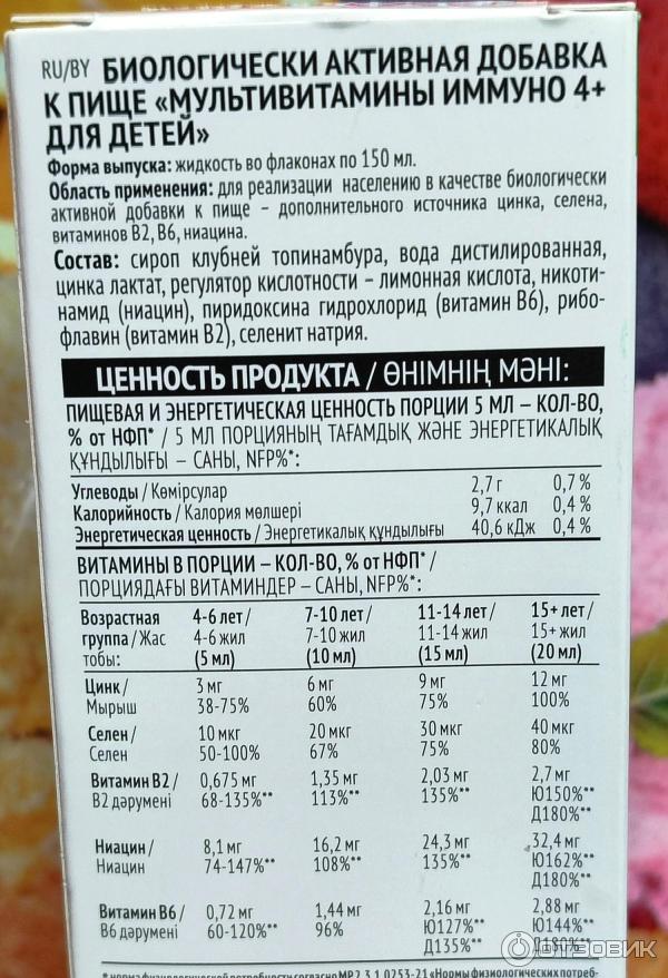 Отзыв о Мультивитамины для детей Компас Здоровья Иммуно 4+ | Вкусные и ...