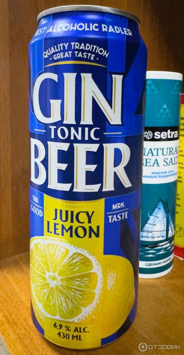 Отзыв о Пивной напиток Gin Beer | Вполне питкий