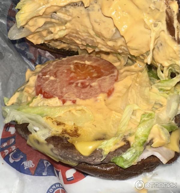 Отзыв о Бургер Вкусно и точка "Арбатский бургер" | Лимитированный ...