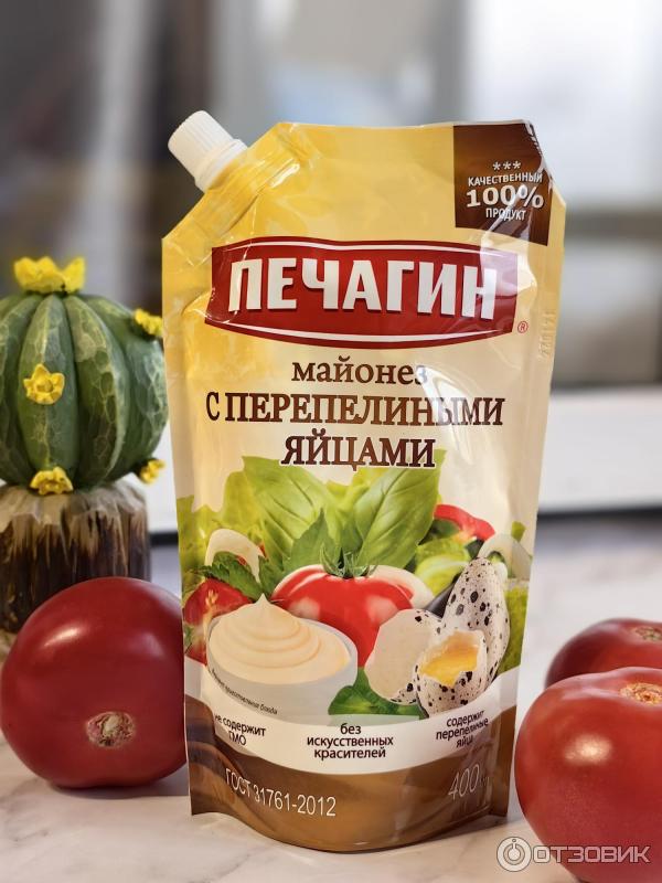 Отзыв о Майонез "Печагин" с перепелиными яйцами | Чем заправить оливье ...