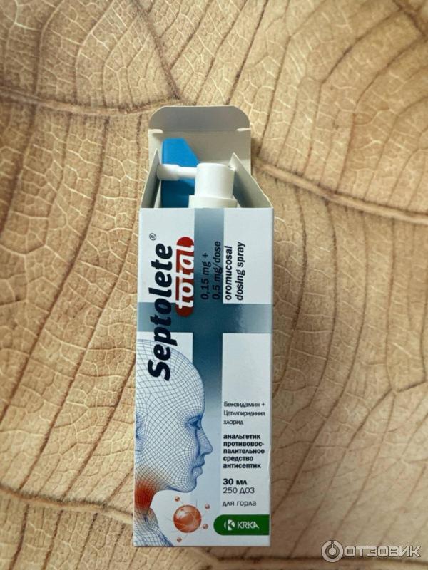 Отзыв о Спрей для горла Septolete total | о самое средство, которое ...