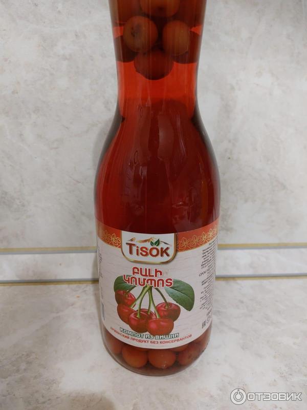 Отзыв о Компот из вишни Tisok | Вкусный и полезный