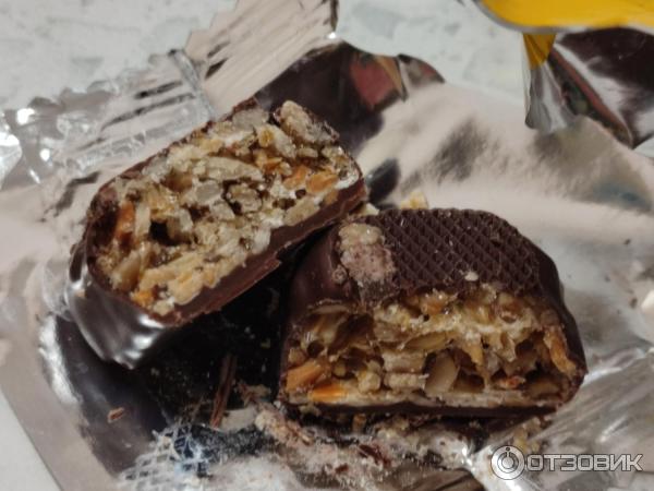 Отзыв о Конфеты Мишкино счастье "Козинак подсолнечный глазированный ...